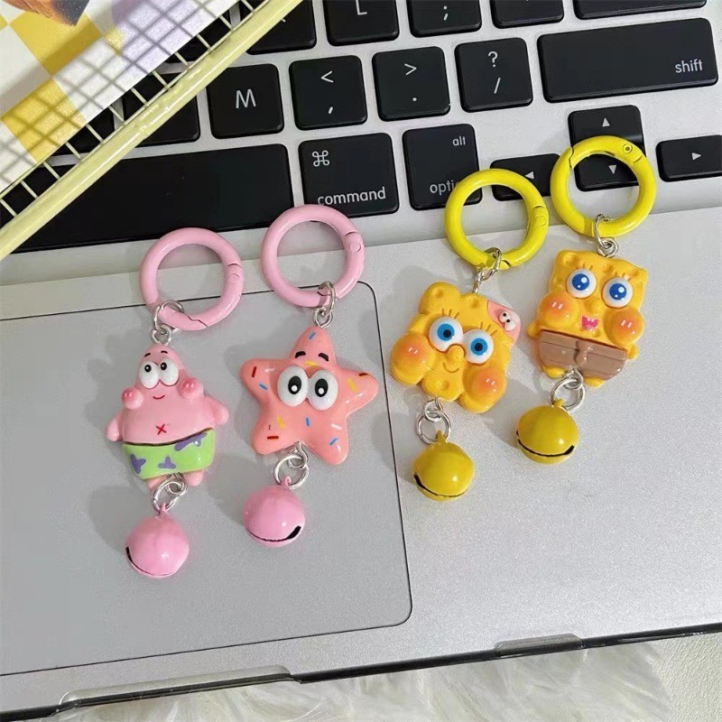 [Magpie] Small card bell couple SpongeBob SquarePants Patrick Star ...
