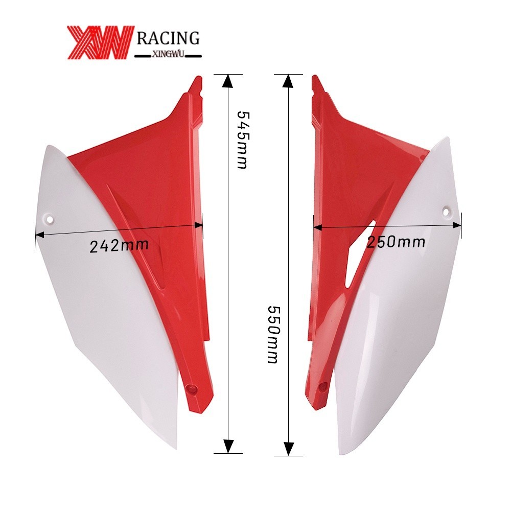 Motorcycle Plastic Body Parts Number Plate Front Side Fender Fuel Tank ...