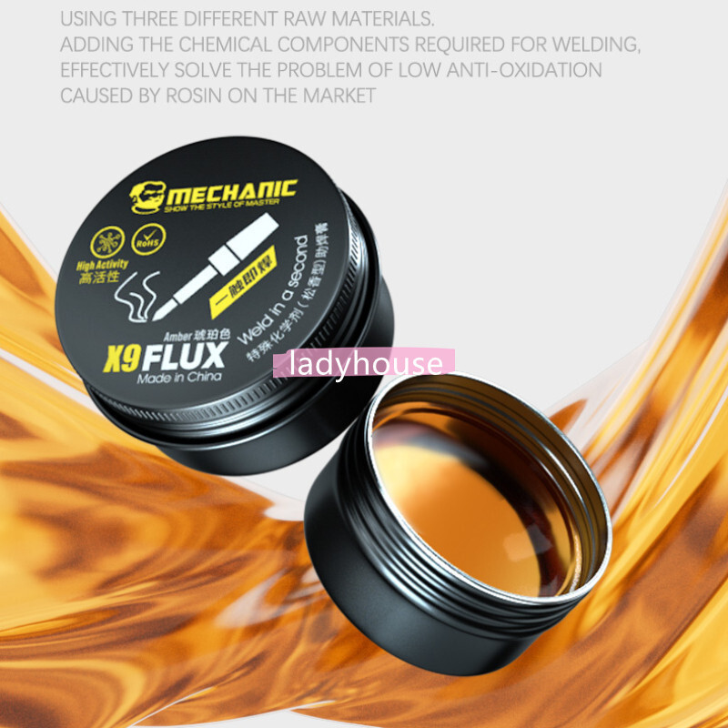 Original New MECHANIC Rosin Flux Solder Paste X6/X9 BGA Soldering Paste ...