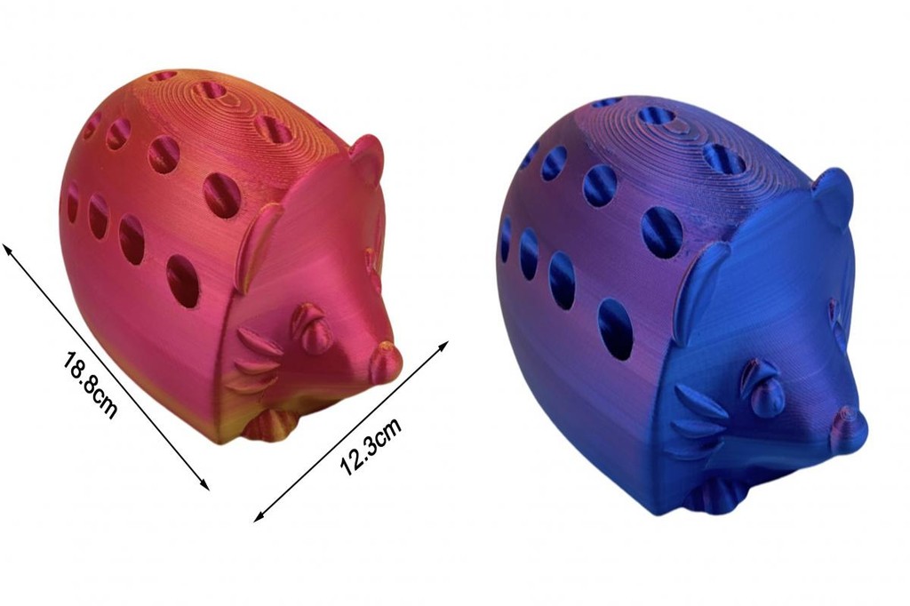 [Ready stock] Animal-themed Desk Accessories Hedgehog Figurine Holder ...