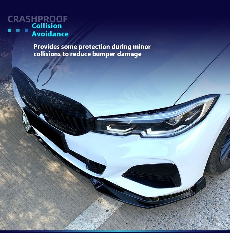 For BMW 3 Series G20 M Sport 2019–2022 MP Style Front Lip Splitter ...