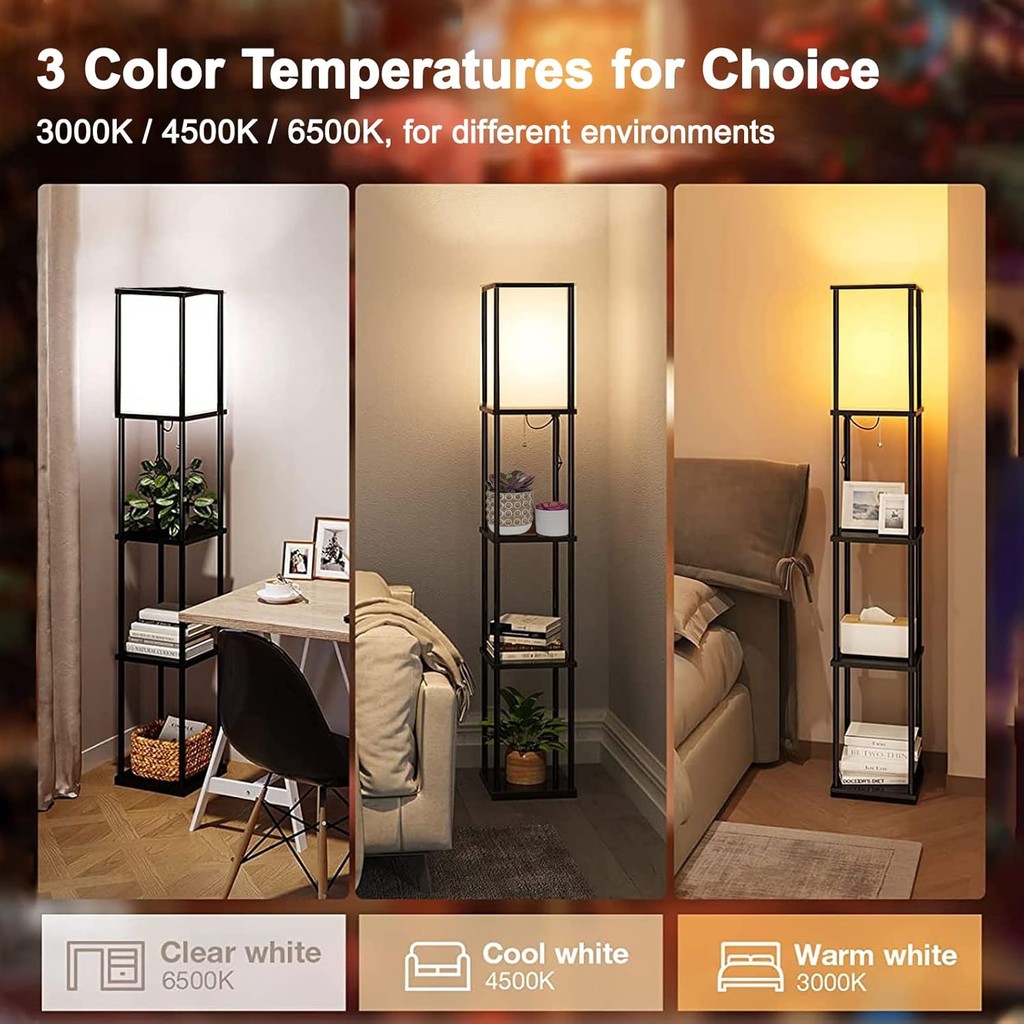 Modern Nordic Arc Floor Lamp with Table Standing Lamp Corner Lamp Lampu ...