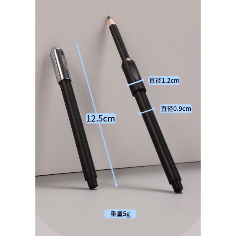Pencil extender, art student pen receiver, upright grip pen holder ...