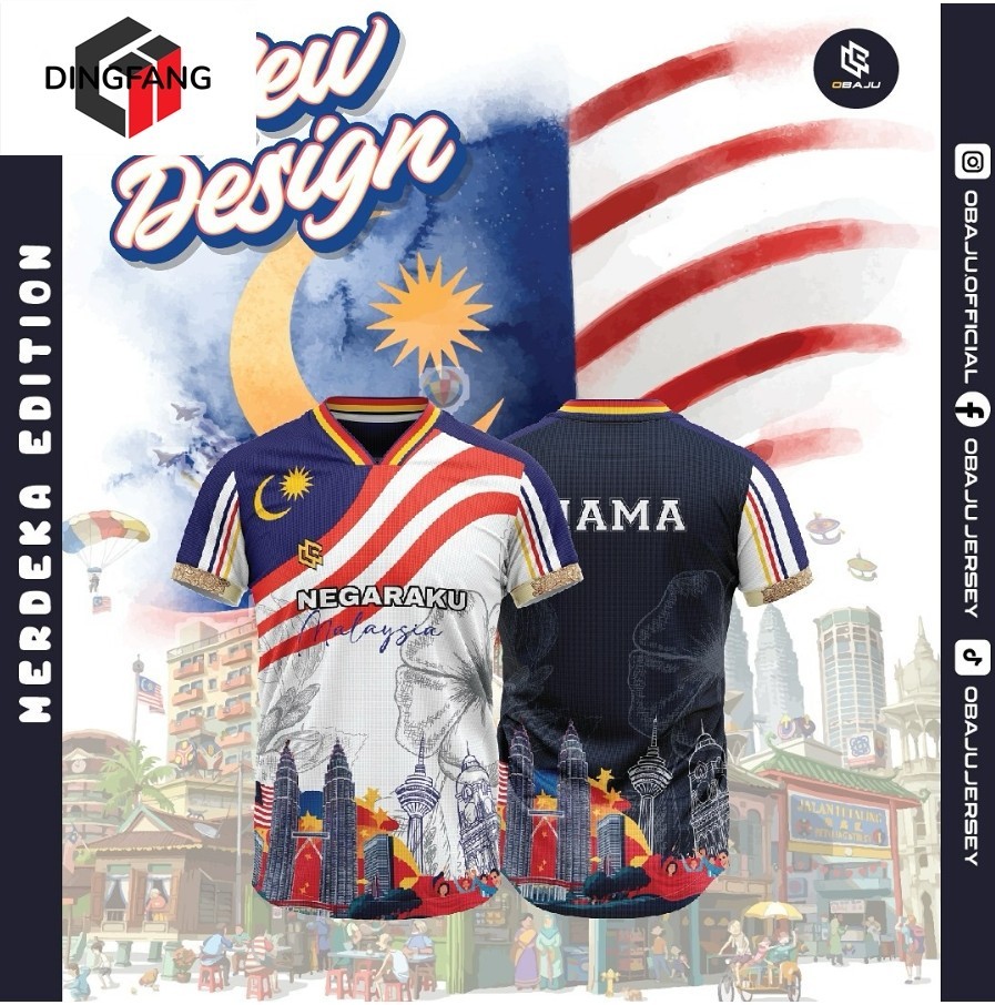 2024 Malaysia Merdeka 67 Special Edition Baju Family t-shirt New ...