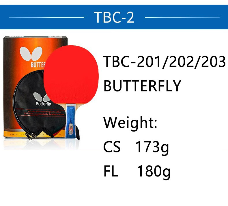 The Original Butterfly Table Tennis Racket Is A Genuine 2-star Single ...