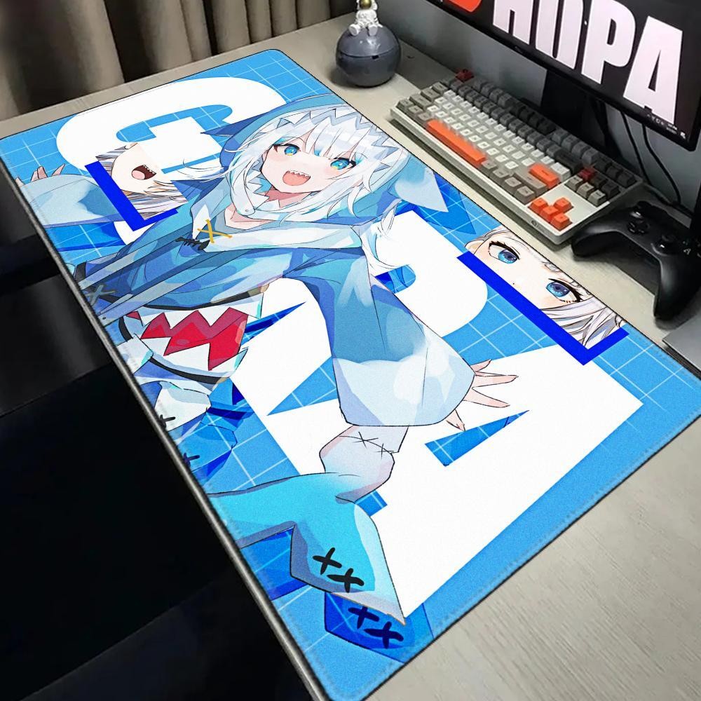 Gawr Gura Hololive Anime Girl Mouse Pad Mouse Gaming Mouse Pad Speed ...