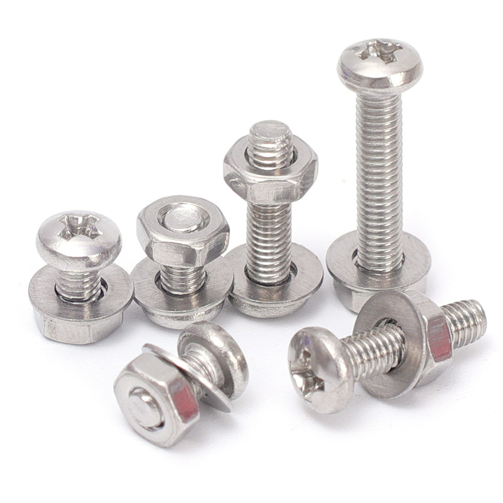 320Pcs/Box Stainless Steel M3 Screws Nuts Kit - Multi Size Metric Hex ...