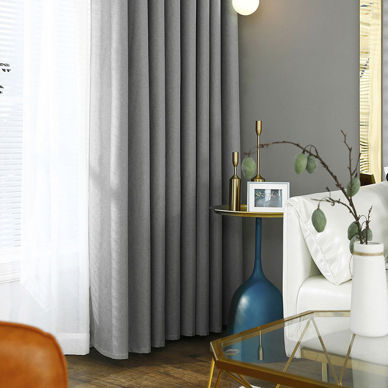 100% Blackout Curtain UV Protection Shading Curtain For Living Room ...