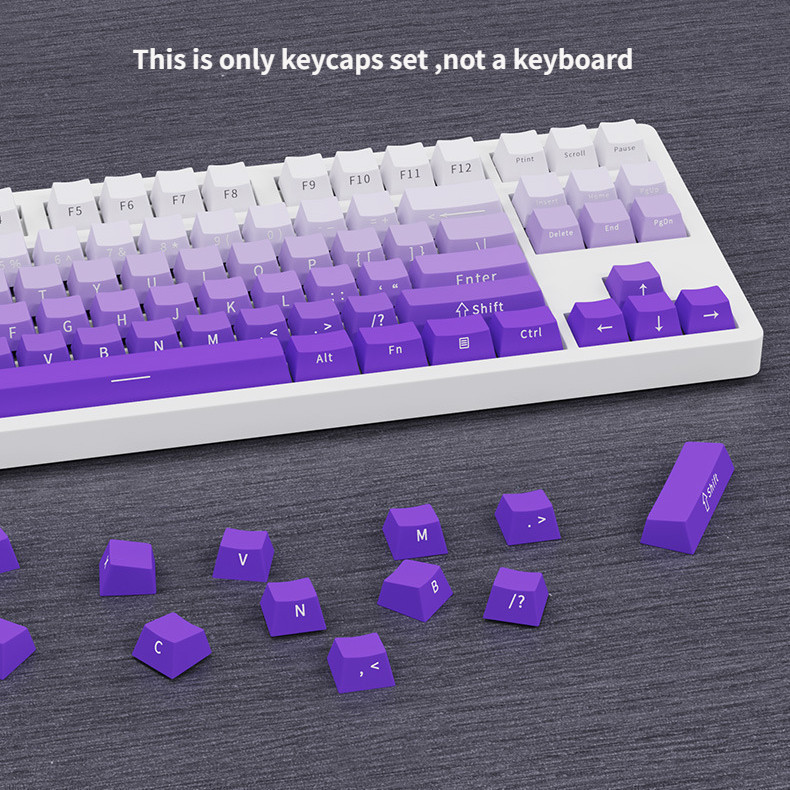 Dark Aroma Purple Dusty White Gray Gradient Side Engraved Characters ...