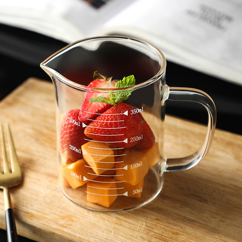 Measuring Cup Glass Coffee Milk Cup Graduated Pastry Measuring Cups ...