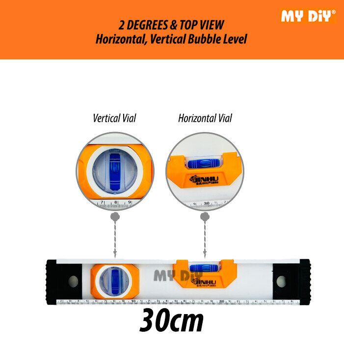 MYDIYHOMEDEPOT - 30CM OR 60CM HEAVY DUTY MAGNETIC SPIRIT LEVEL WITH ...