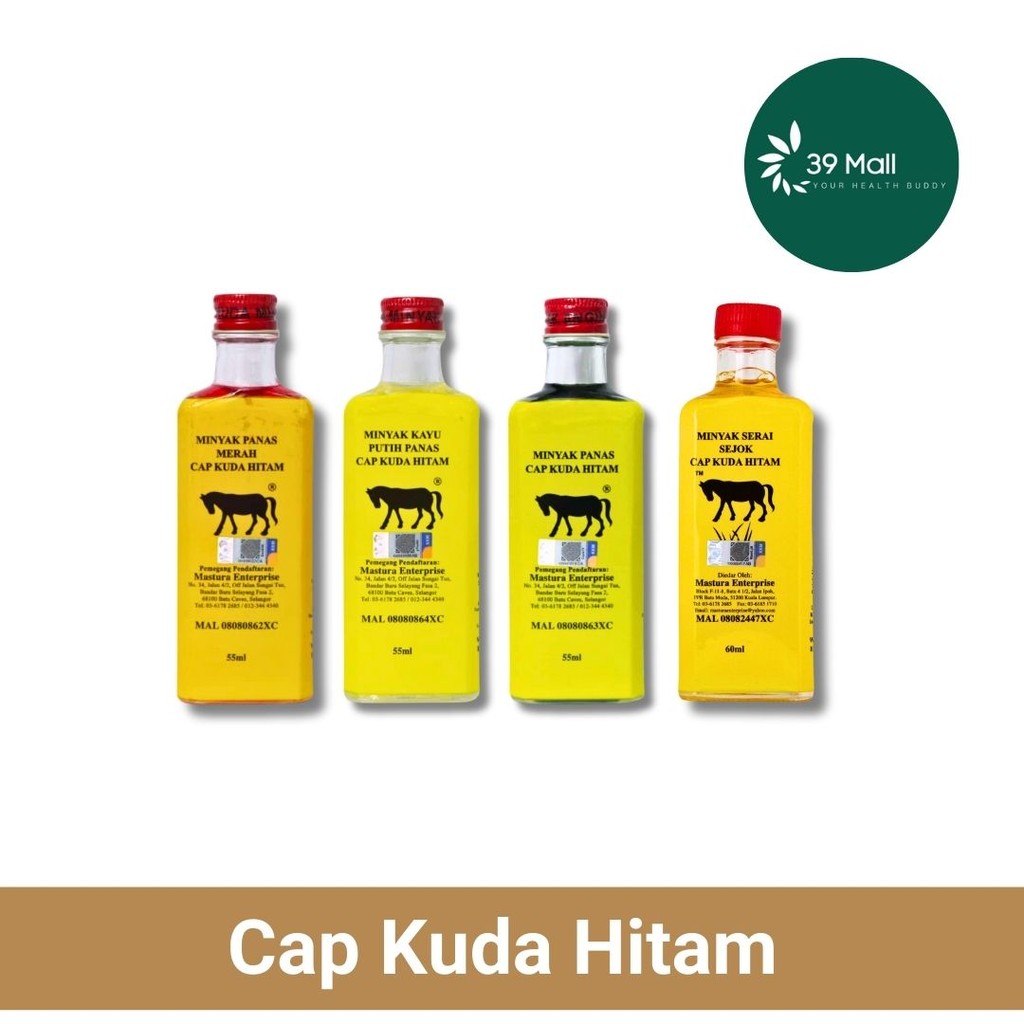 CAP KUDA HITAM Minyak panas 60ml | Shopee Malaysia