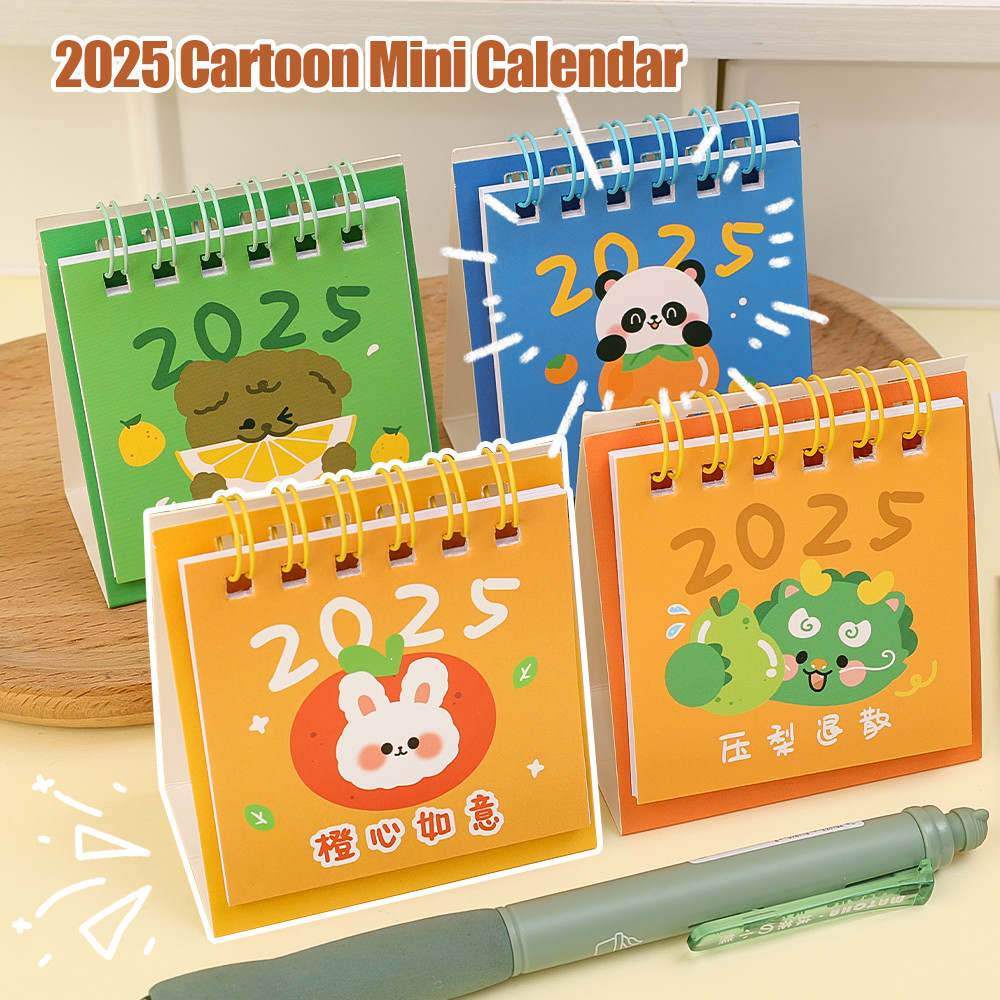 1/4Pcs Cute Cartoon Portable Student Desktop Decor Standing Flip ...