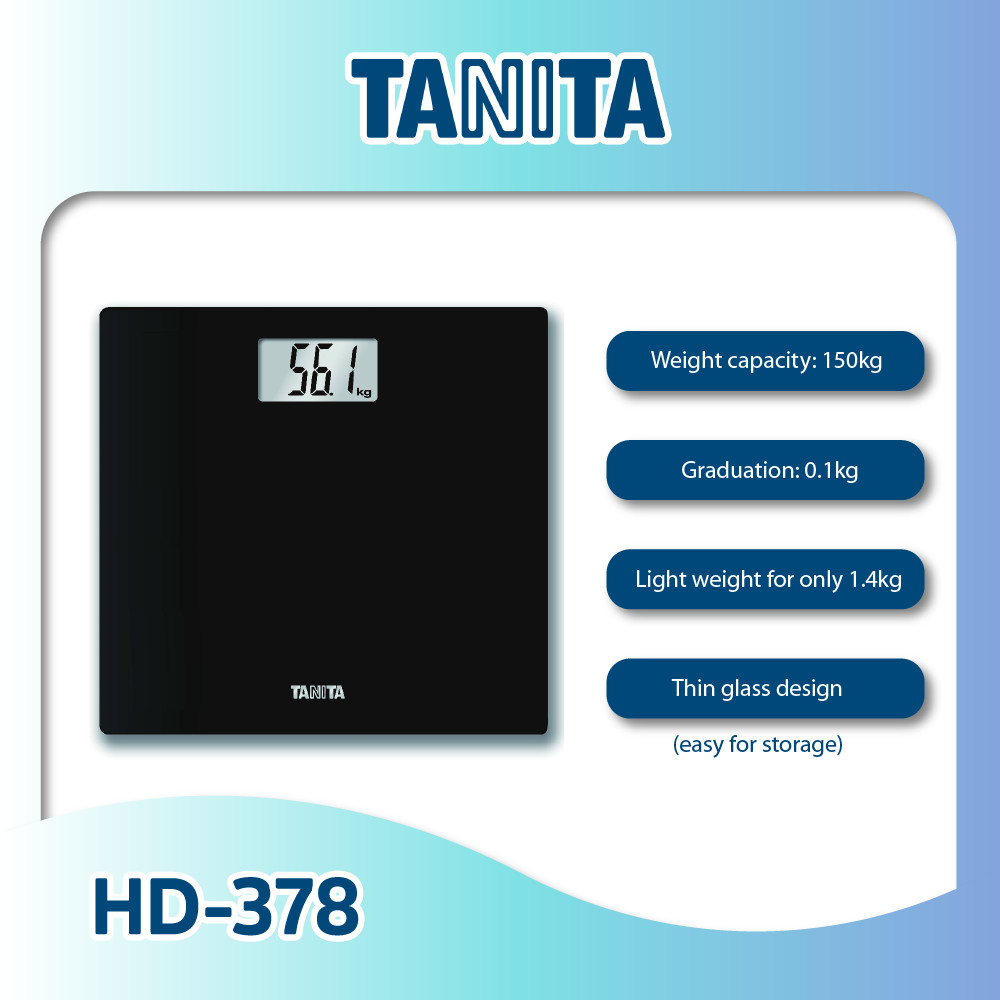Tanita Official Store HD-378 (Glass Digital Bathroom Scale) | Shopee Malaysia