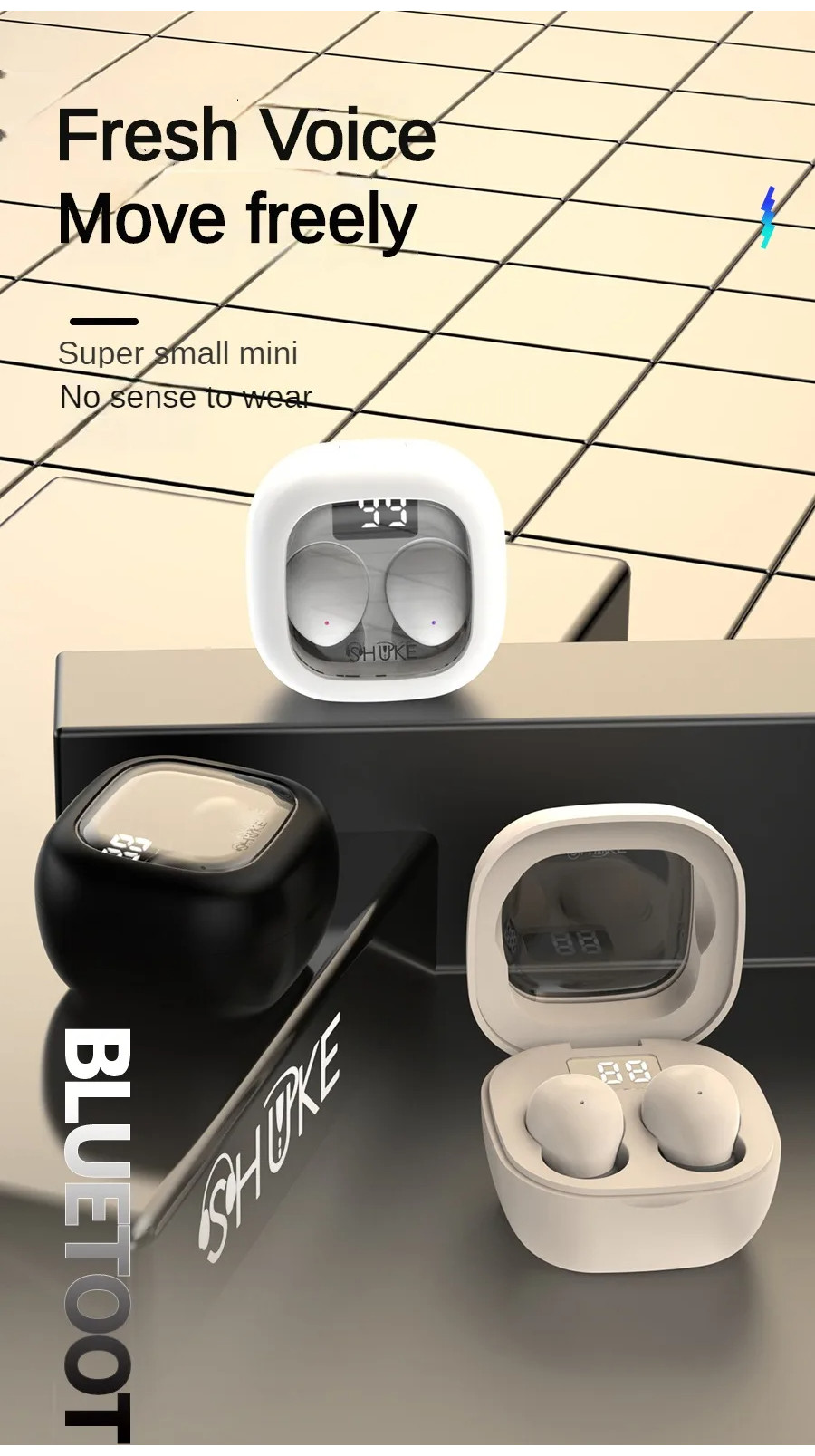 [Local Stock] SK19 Wireless Earphone Bluetooth 5.3 TWS Noise Canceling ...