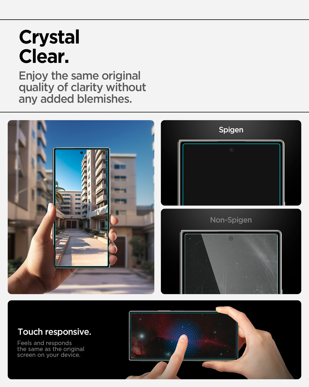 Spigen Samsung Z Fold 7 Tempered Glass [1 Pack] EZ Fit Pro HD Galaxy Z ...