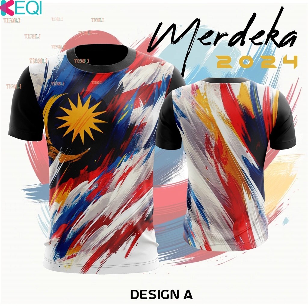 KQ 2024 NEW DESIGN Merdeka 67 Tahun 2024 Sublimation Tshirt Keluarga ...