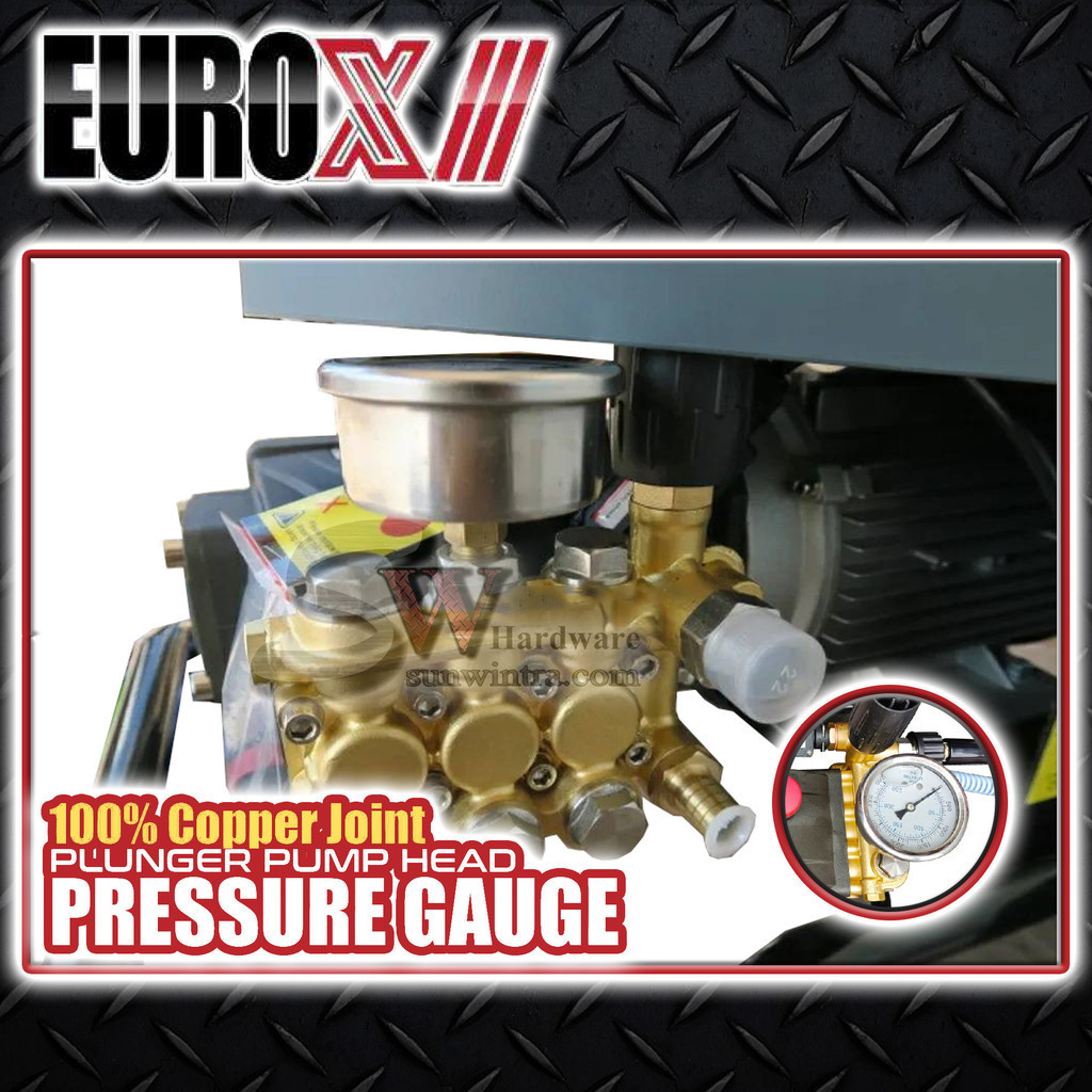 Euro X EuroPower HBP1313 4HP 130Bar Heavy Duty High Pressure Washer / Cleaner / Water Jet 3.0kW ...