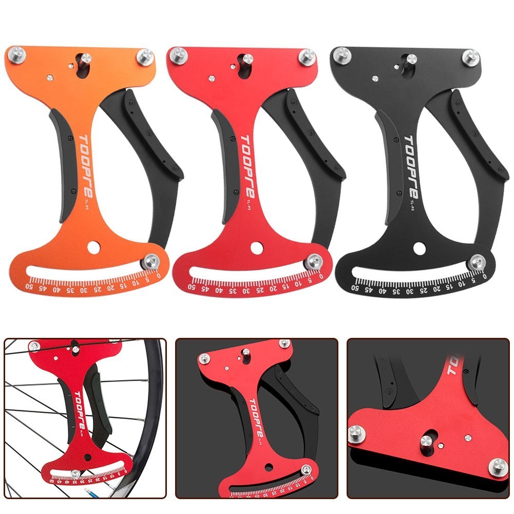 Bicycle Spoke Tension Meter Measuring Tool Road Bike Wheel Repair ...