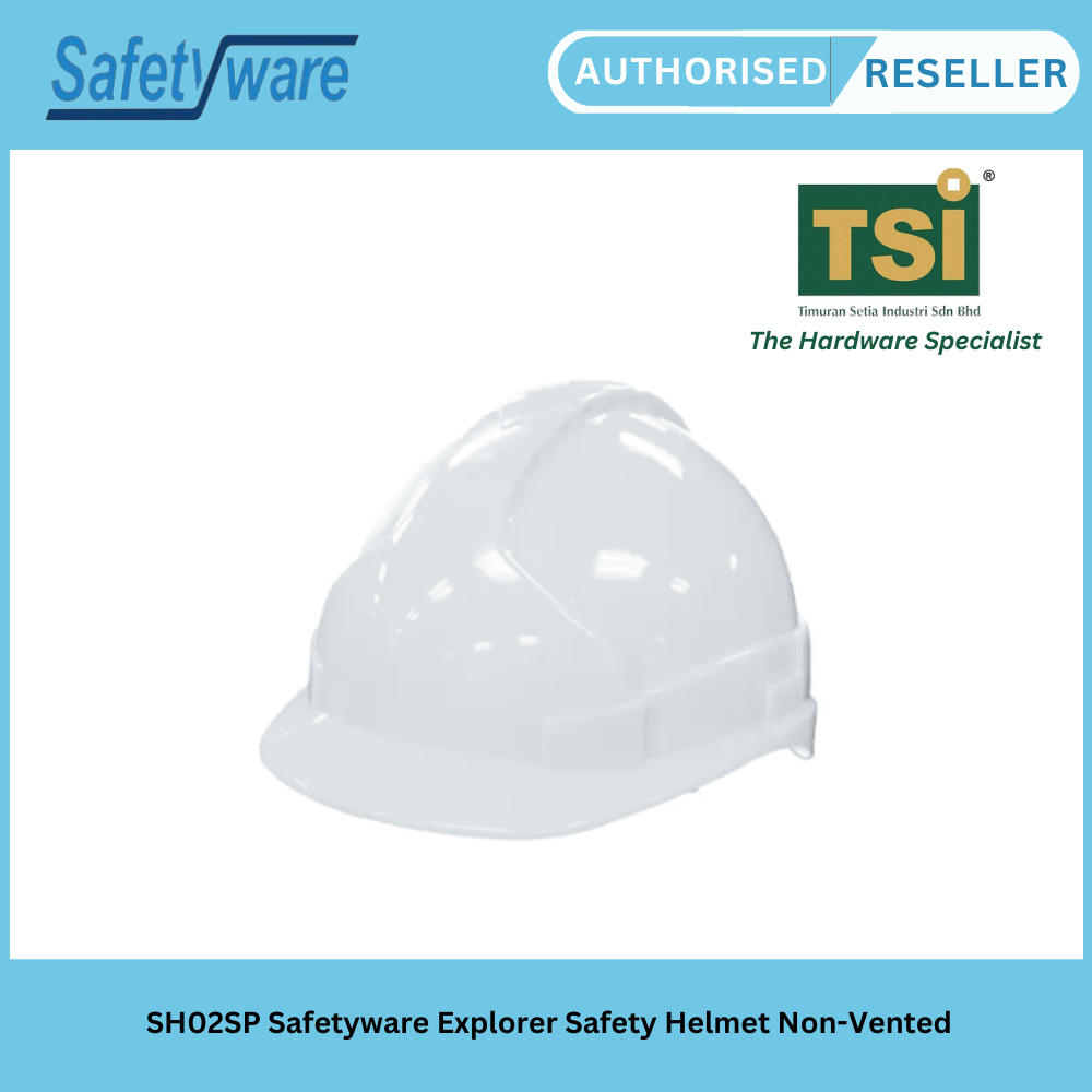 SH02SP Safetyware Explorer Safety Helmet Non-Vented (WHITE) | Shopee ...