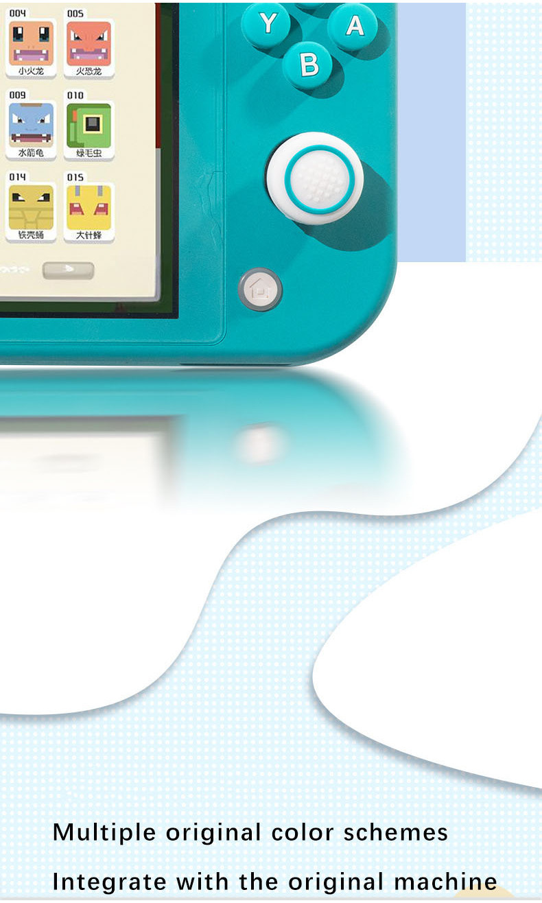 Silicone Rocker cap button sticker set ABXY for funda switch lite ...