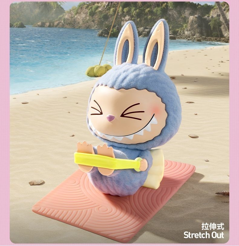 Popmart POPMART THEMONSTERS Lazy Yoga Series Figure Figure Mystery Box ...