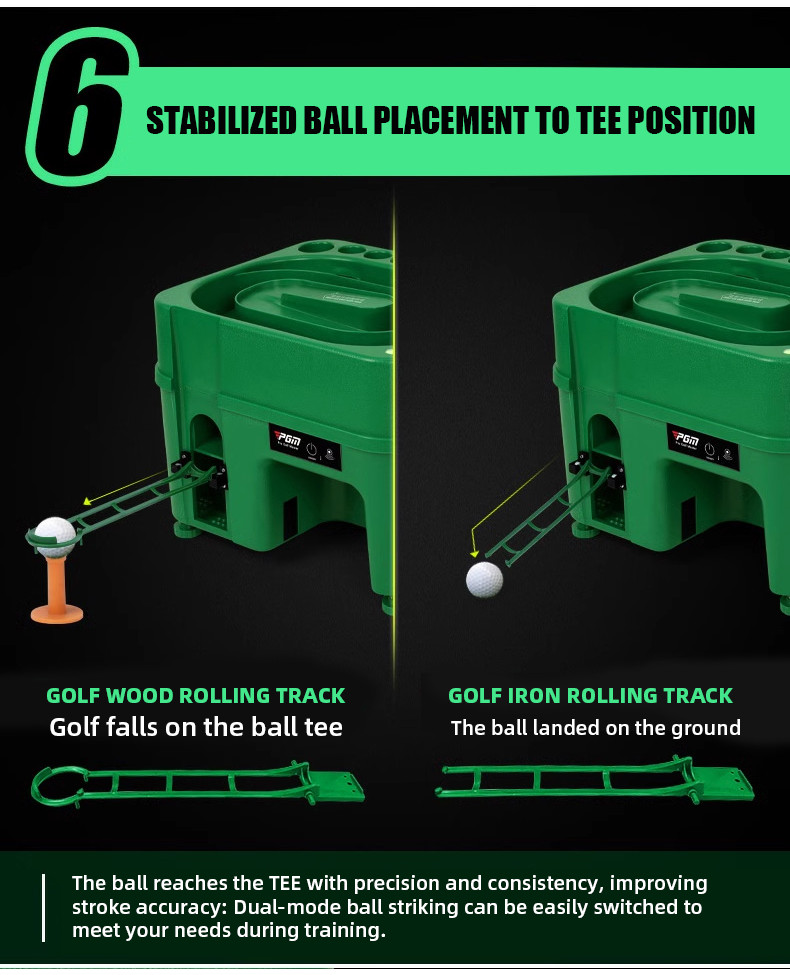 PGM Golf driving range teeing auto golf ball dispenser machine with ...