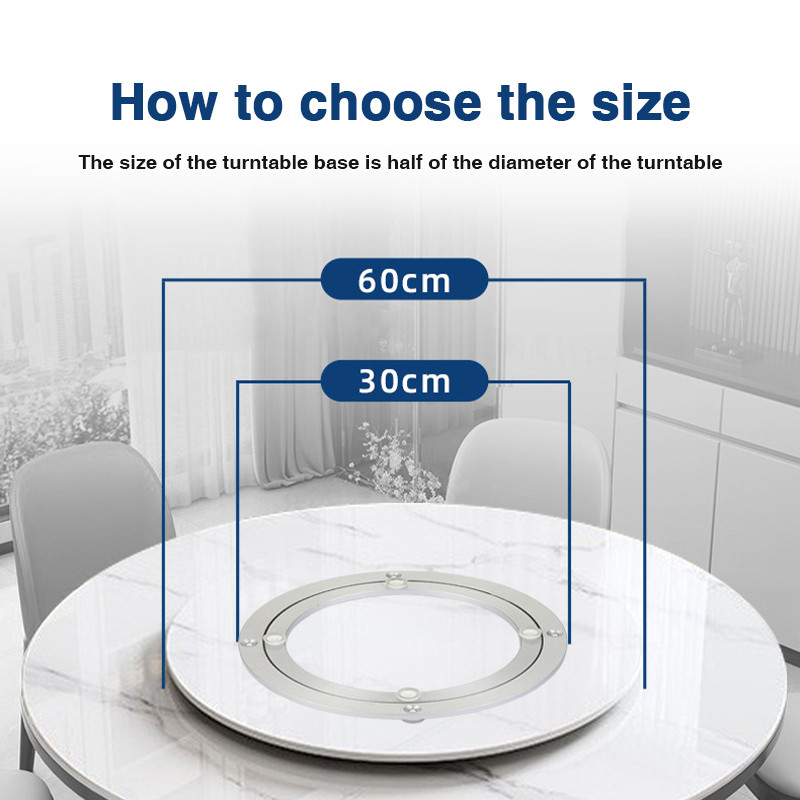 Heavy Duty Aluminium Rotating Bearing Turntable Round Table Swivel Lazy ...