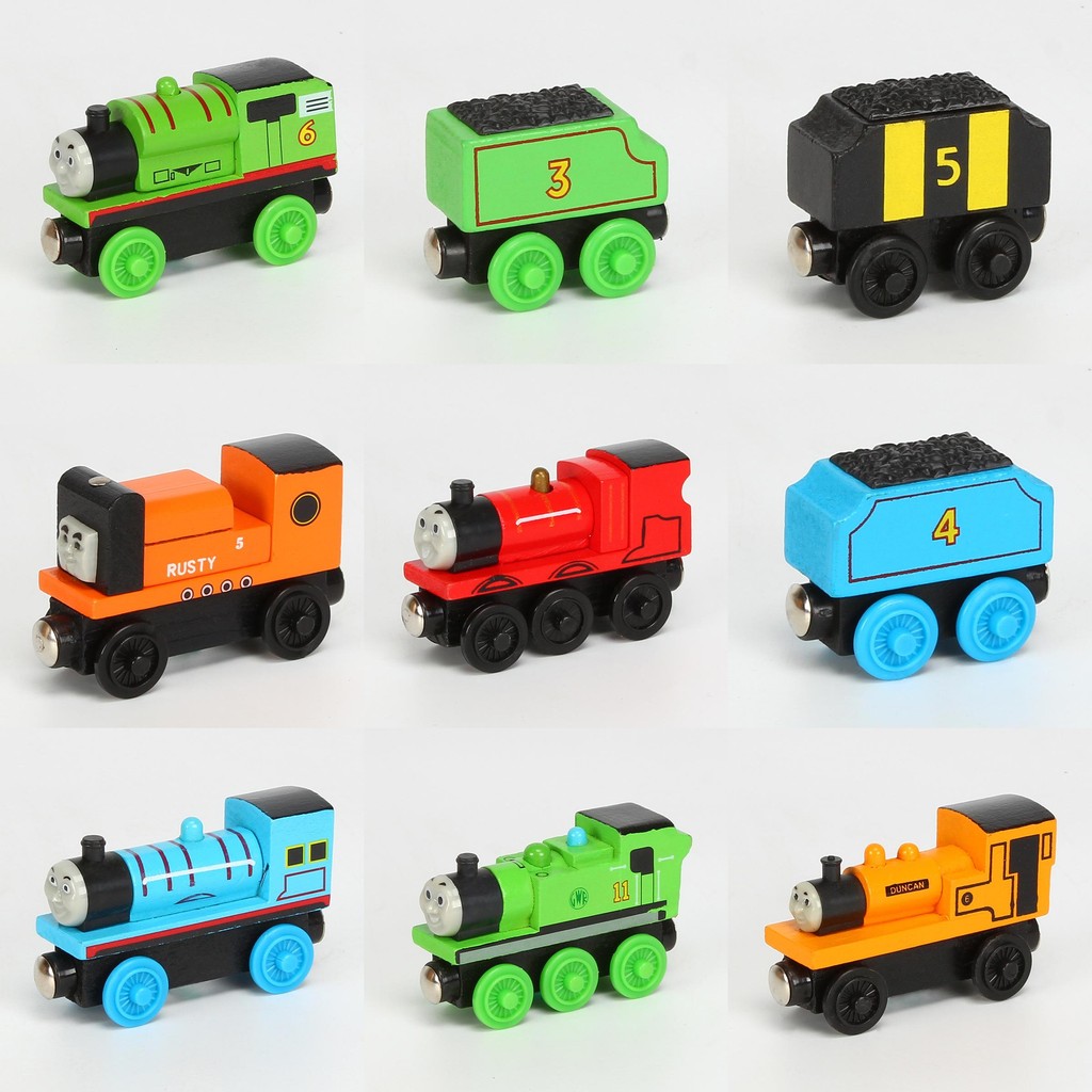 Magnetic Engaging Wooden Train Toy Set For Children With Unique Train ...