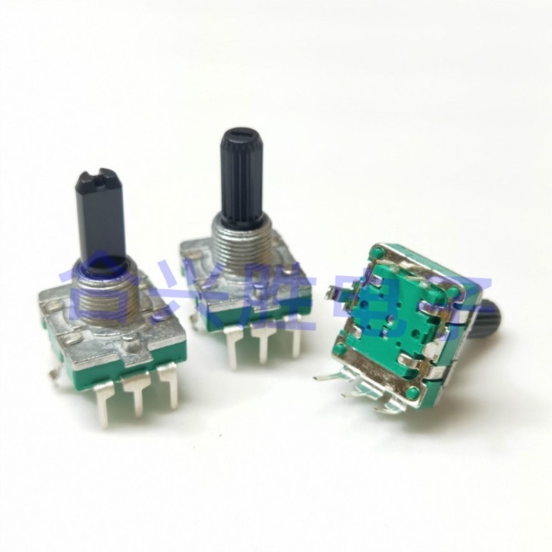 1 Piece EC16 360 Degree Rotary Encoder With Push Switch Audio Volume Digital Pulse Potentiometer ...