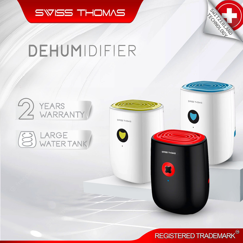 SwissThomas Household Air Dehumidifier Reduce Excess Moisture Mini ...