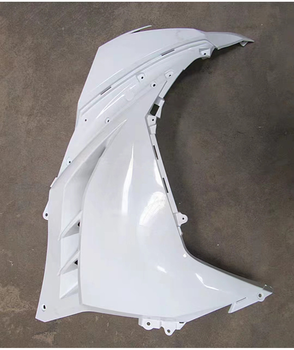 For Kawasaki NINJA 300 250 ninja250 ninja300 unpainted white fairing ...