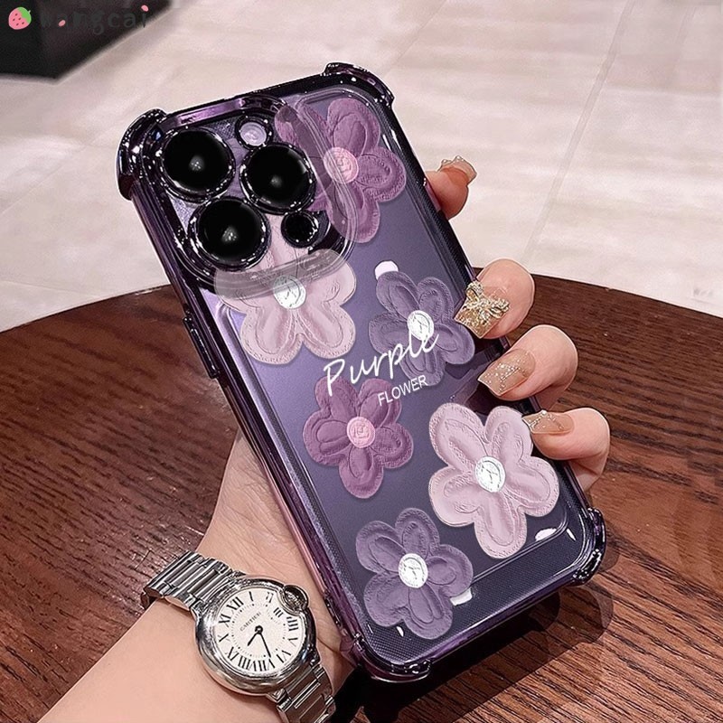 For Samsung Galaxy S24 S23 Plus Ultra FE S24+ S23+ Phone Case Purple ...