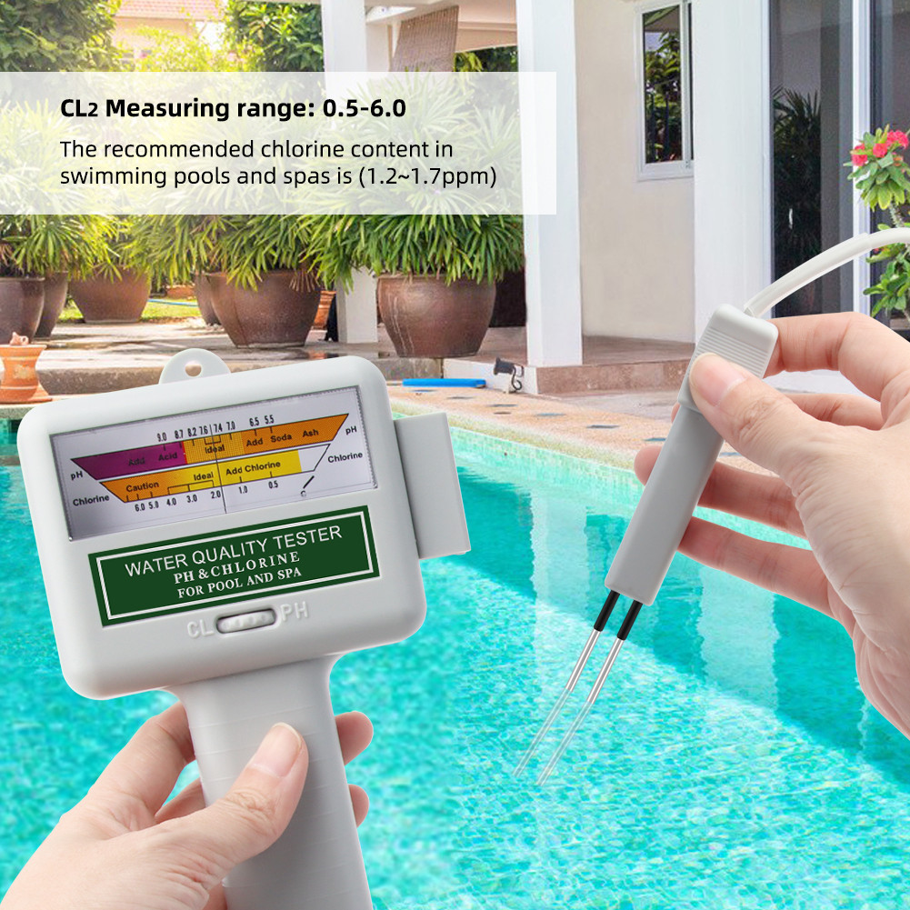 Electronic Water Quality Tester Swimming Pool PH Value Tester Swimming ...