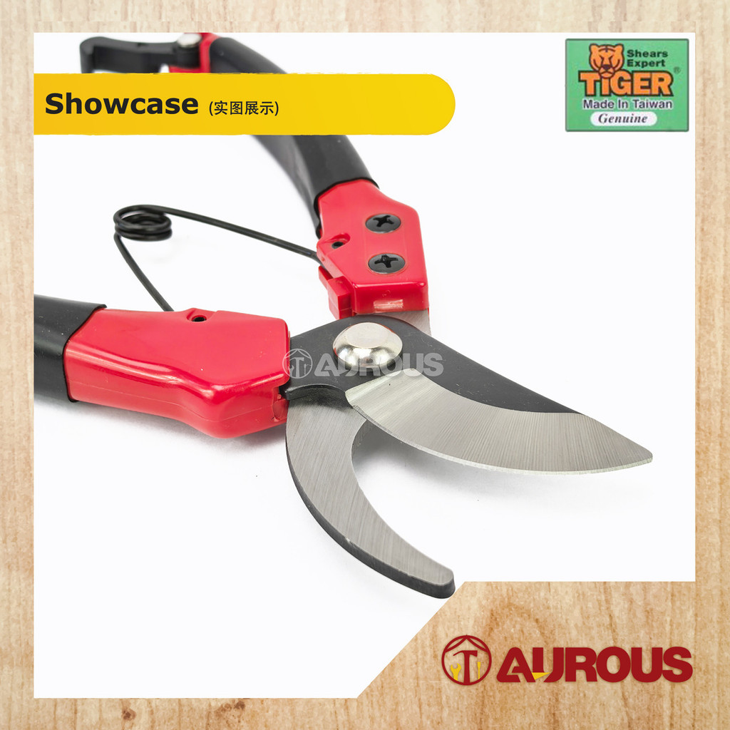 TIGER 8 INCH CURVED BLADE FLOWER CUTTER PRUNING SHEARS K-800 | Shopee ...