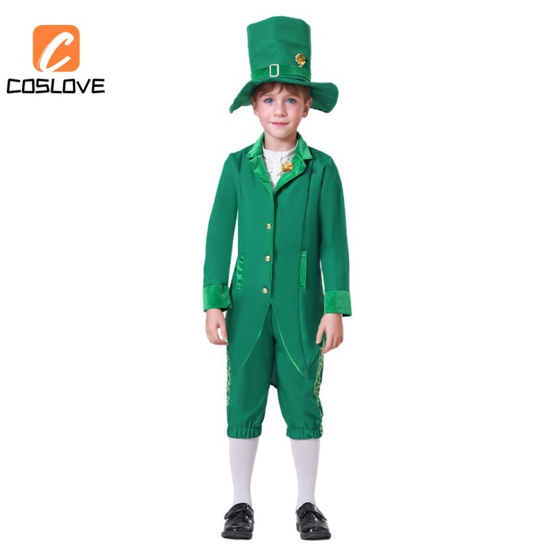 Classic Ireland Kids Cosplay Clothing Full Set Costume Outfits For Boys ...