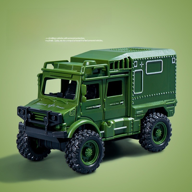Offroad Rv Toy Car With Inertia Mechanism For Childrens Military Play ...