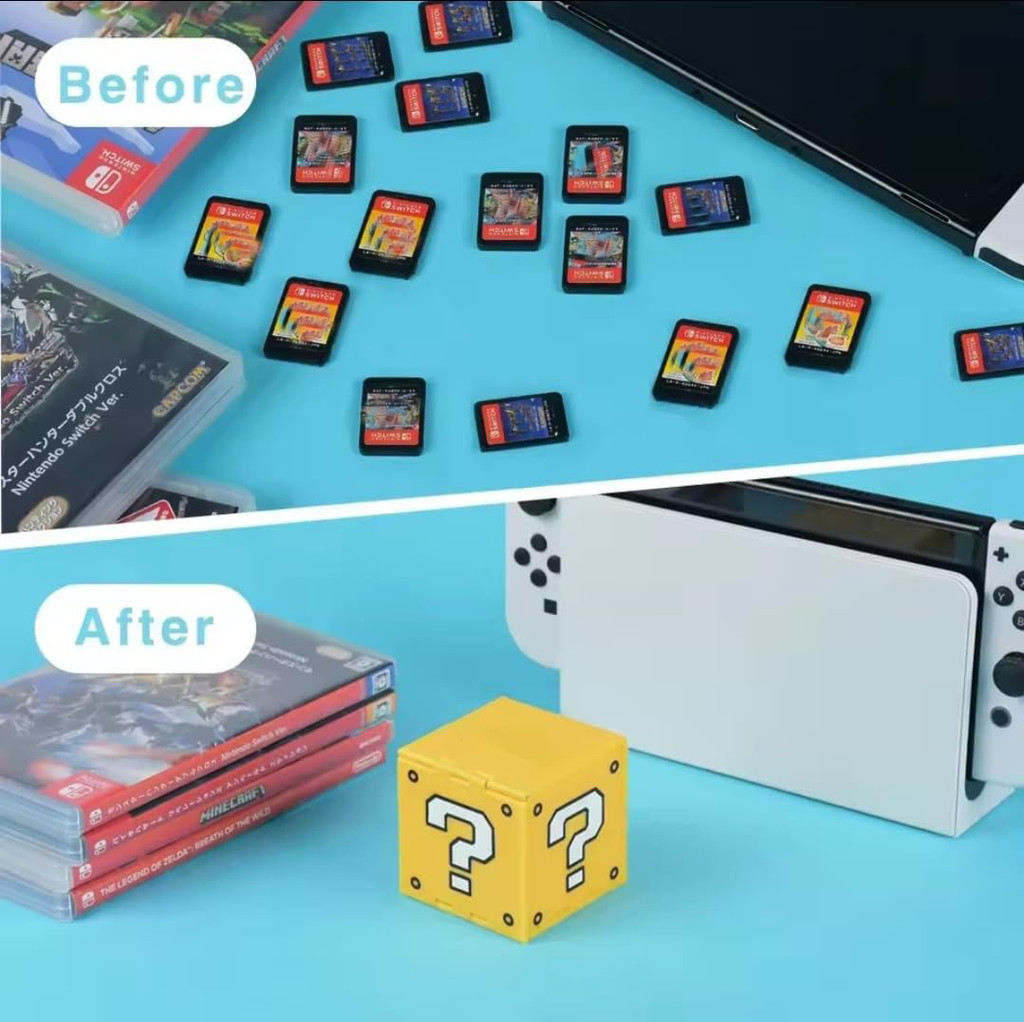 Foldable 16 Slots Game Card Case for Nintendo Switch 1/2/Lite/OLED ...