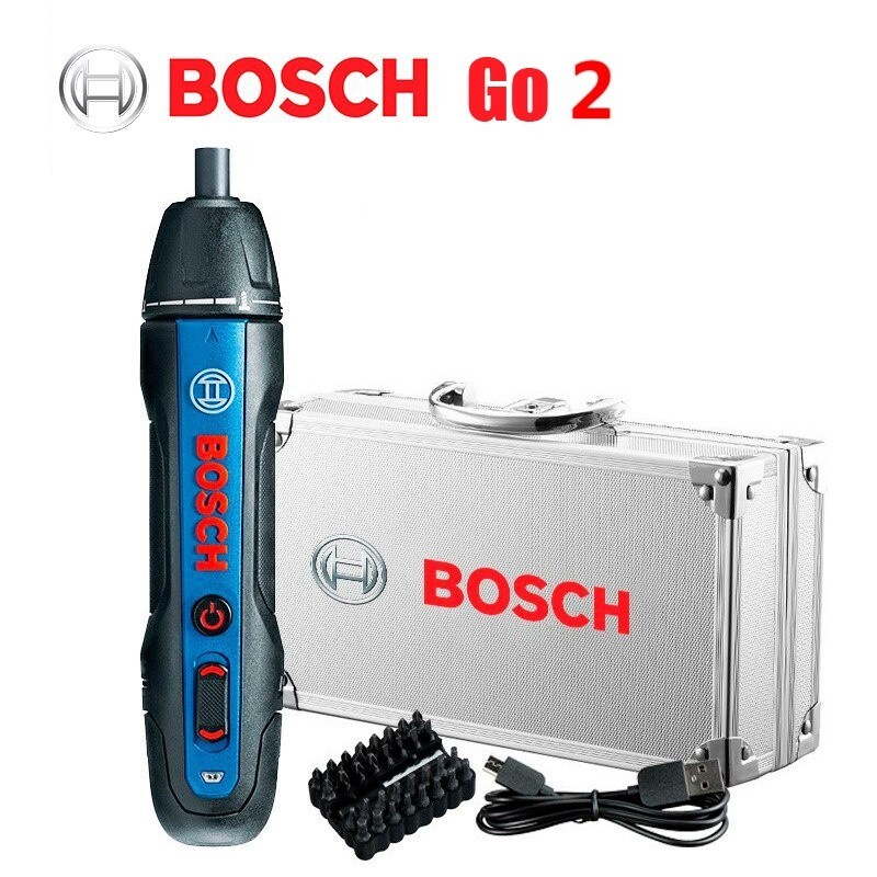 Bosch Original Go2 Electric Screwdriver Set 3.6V Rechargeable Automatic ...
