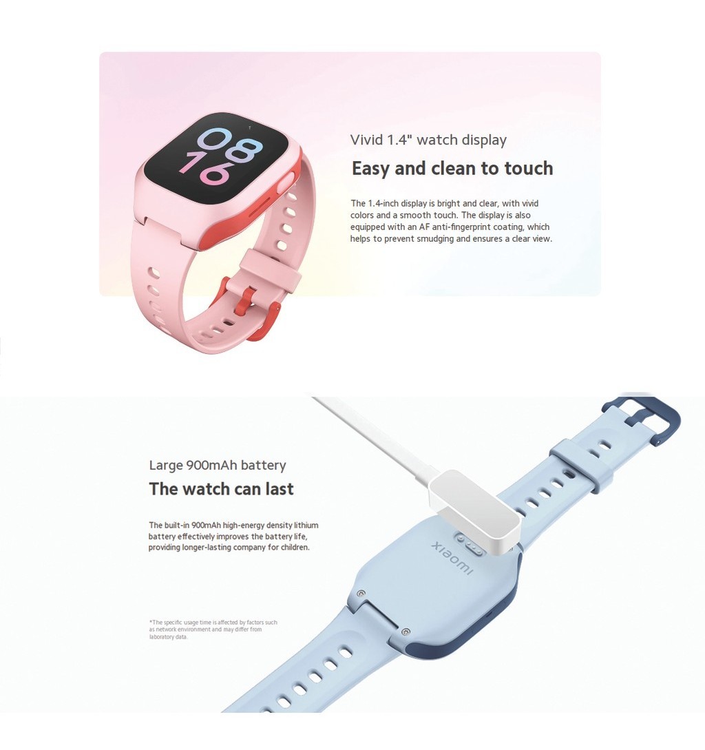 Xiaomi Smart Kids Watch Smartwatch | GPS precise positioning | 2ATM ...