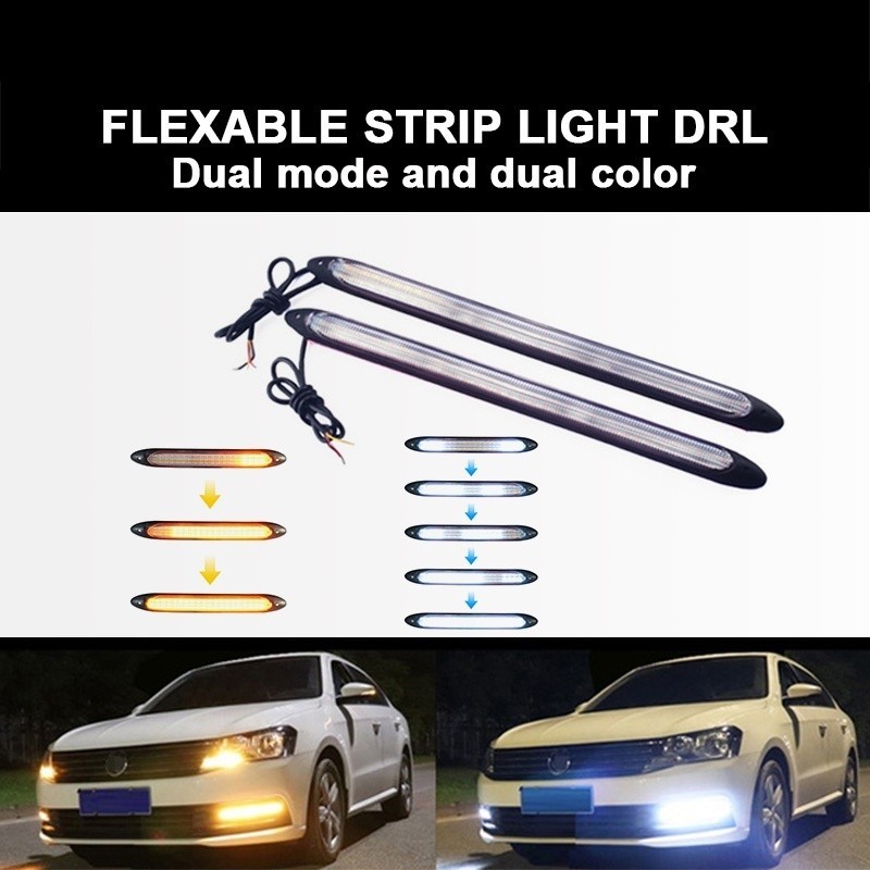 Perodua Myvi Facelift 12V LED kereta siang berjalan cahaya DRL mula ...