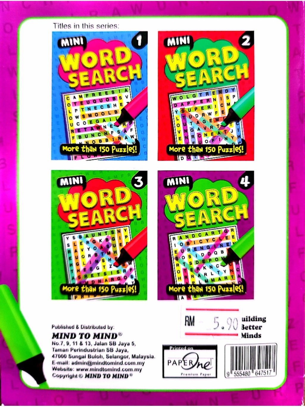 [FUNBOOK] Mini Word Search / Sudoku - More than 150 Puzzles! Pocket ...