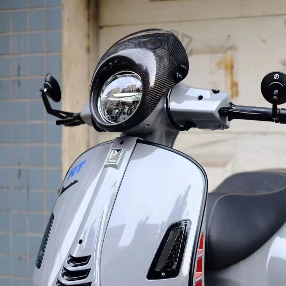 for VESPA GTS 300 2019-2023 2024 Windscreen Motorcycle Genuine Carbon ...