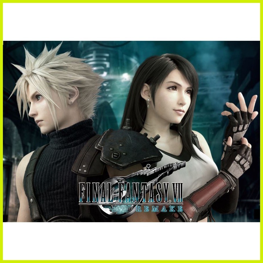 Final fantasy VII Poster | PS4 Games Poster | Laminated Posters | FFVII Remake | PS4 Posters ...