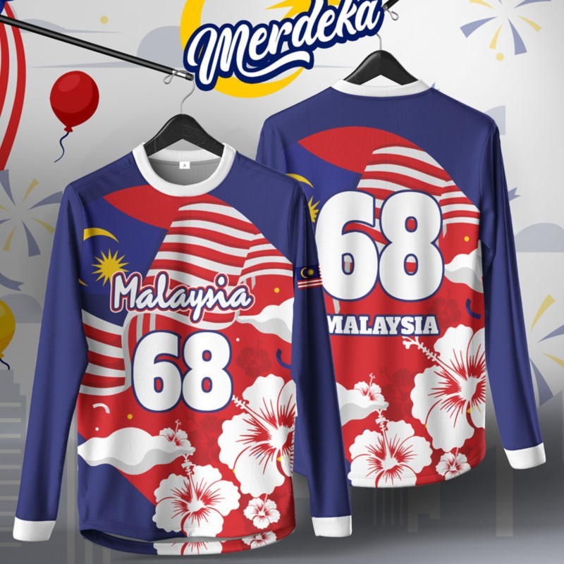 Malaysia 68 Anniversary National Day Anniversary Jersey Independence ...