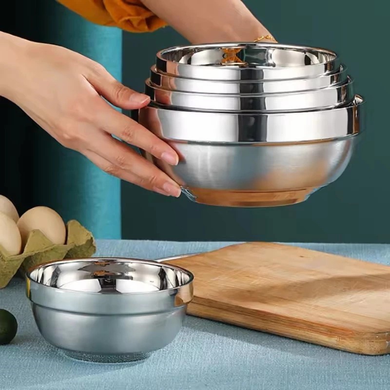 304 Stainless Steel Insulated Bowl Double-Layer, Durable, and Anti ...
