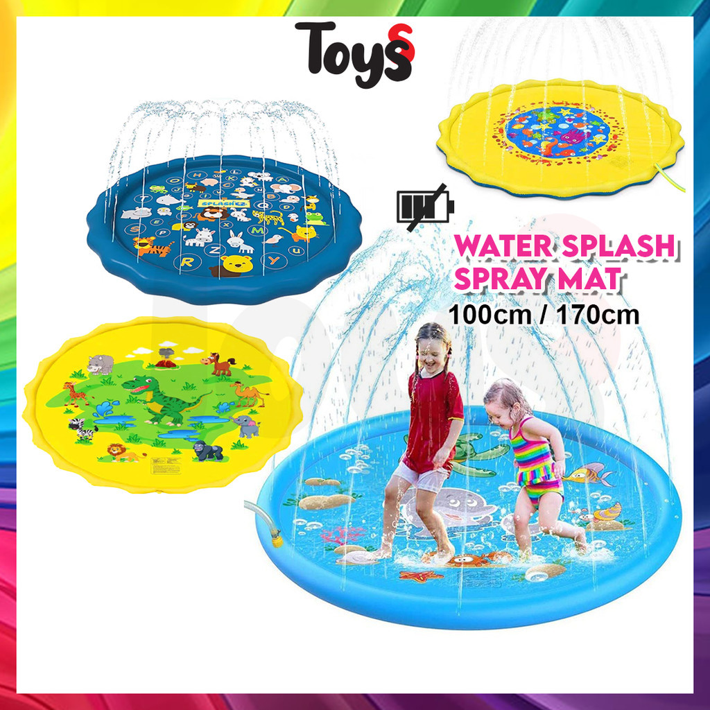 🔥Toyss Water Splash Swimming Pool Kolam Air Pancut Mandi Budak Kolam ...