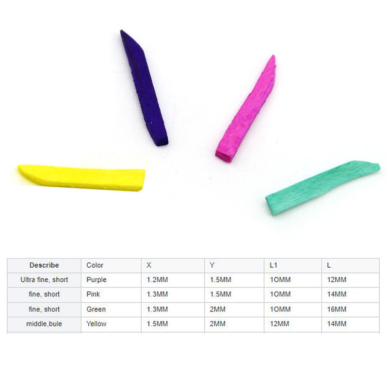 200Pcs Dental Interdental Wedge Wood Tooth Gap Wedge Interdental Wedge ...