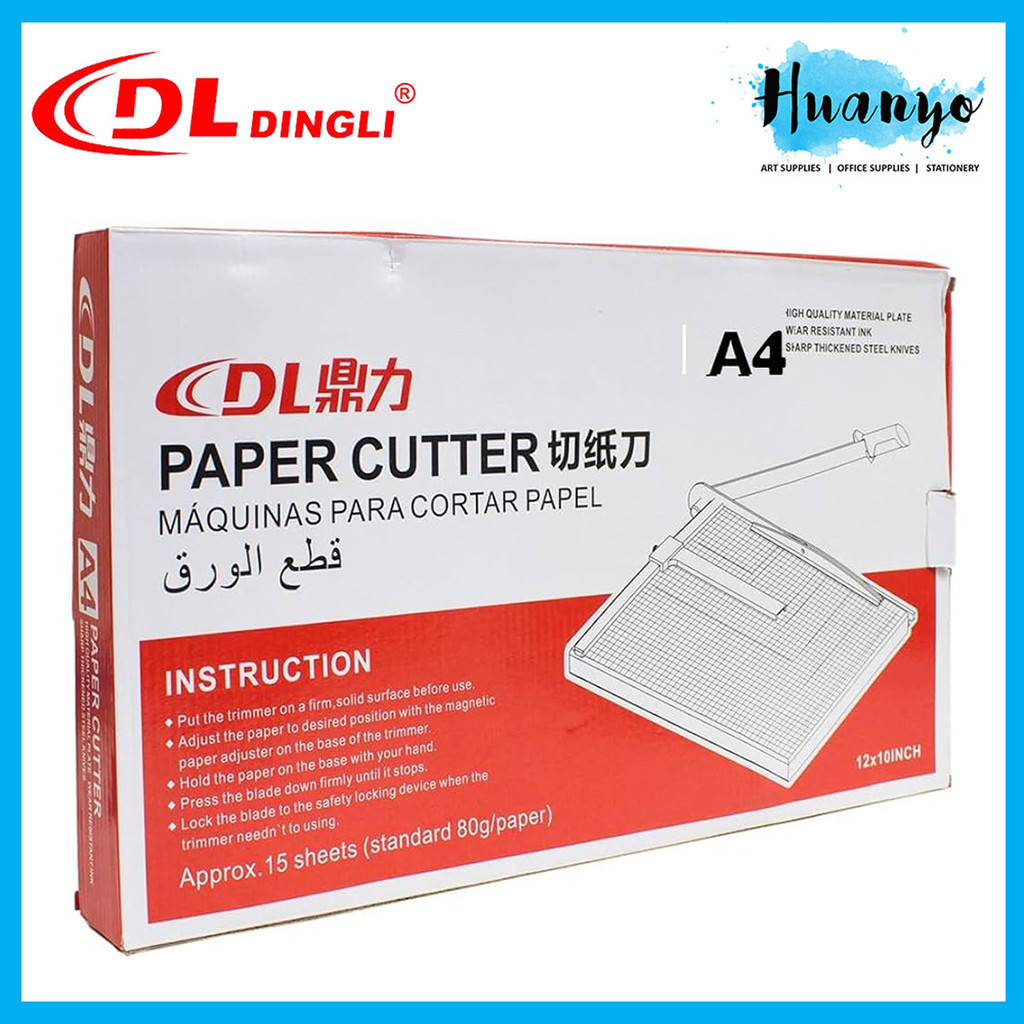 Ding Li Paper Cutter / Trimmer A4 (12 X 10 Inch) DL829-4 | Shopee Malaysia