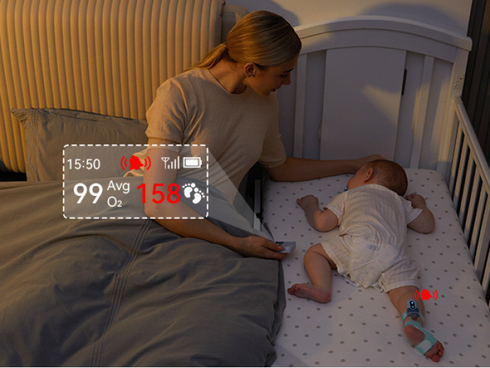 Wellue Viatom BabyO2 Heart Rate Monitor Sensor Baby Pet Monitors Baby ...